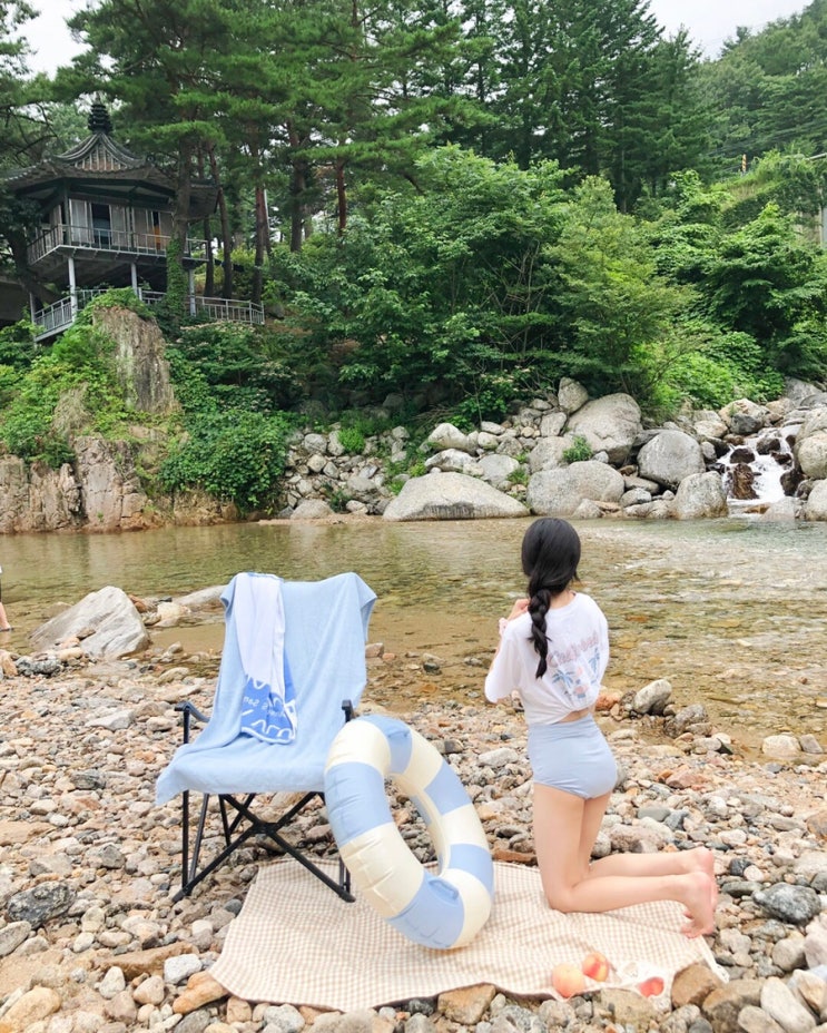 여름 계곡 캠핑장 추천 다이빙과 스노쿨링이 가능한 강원도 양양 오색솔밭캠핑장 하드털이💾 사이트 리뷰 네이버 블로그
