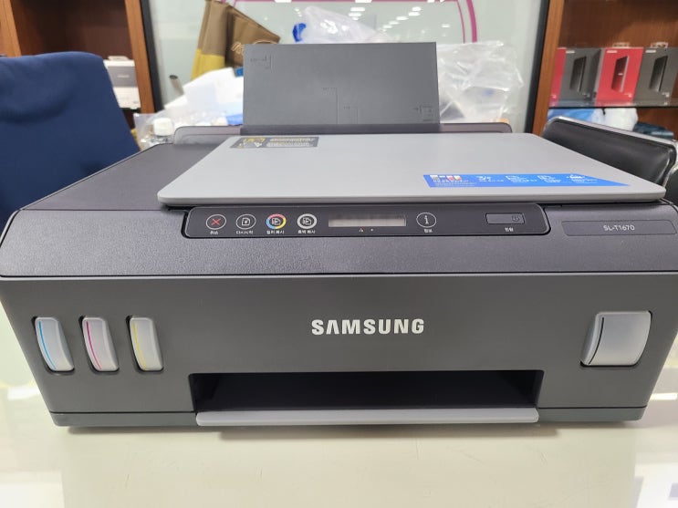 대구 전자관 삼성 무한잉크 프린터 복합기 SL-T1670W 이수씨티에스(주) 삼성전자 전문관 : 네이버 블로그