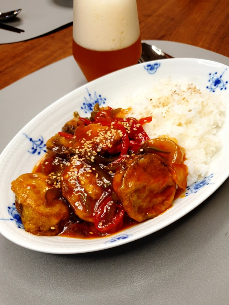가지덮밥 팔당반점 가지덮덮 밀키트로 편하고 맛있게 먹어요 네이버 블로그
