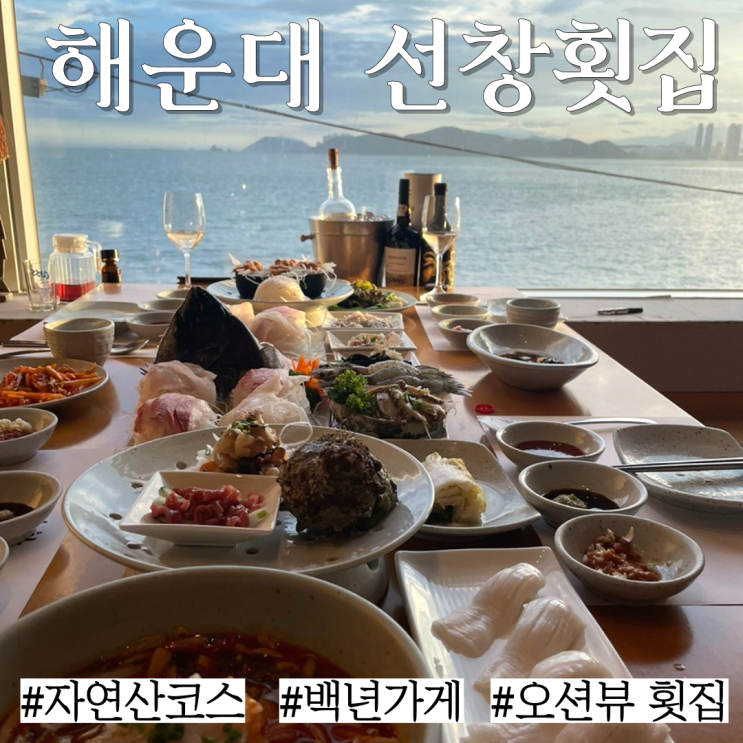 해운대 미포 맛집 자연산 회 팔며 백년가게로 선정 된 오션뷰횟집선창횟집 네이버 블로그