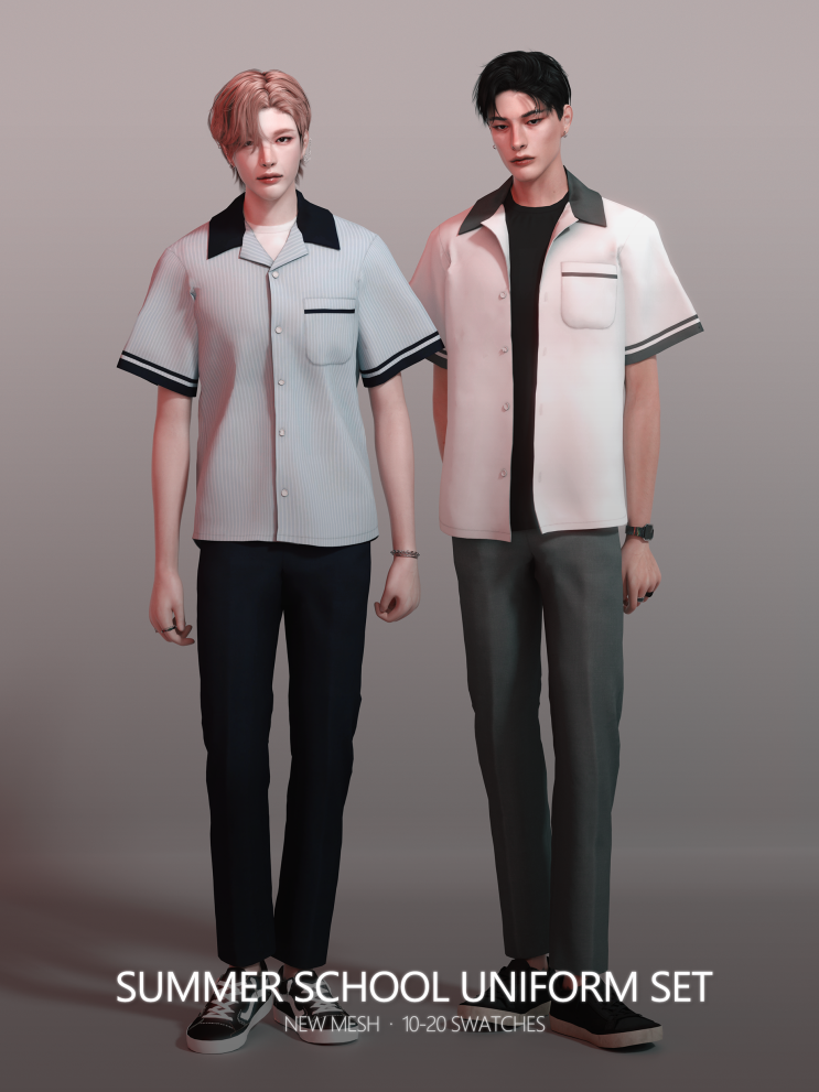 Summer School Uniform Set : 네이버 블로그