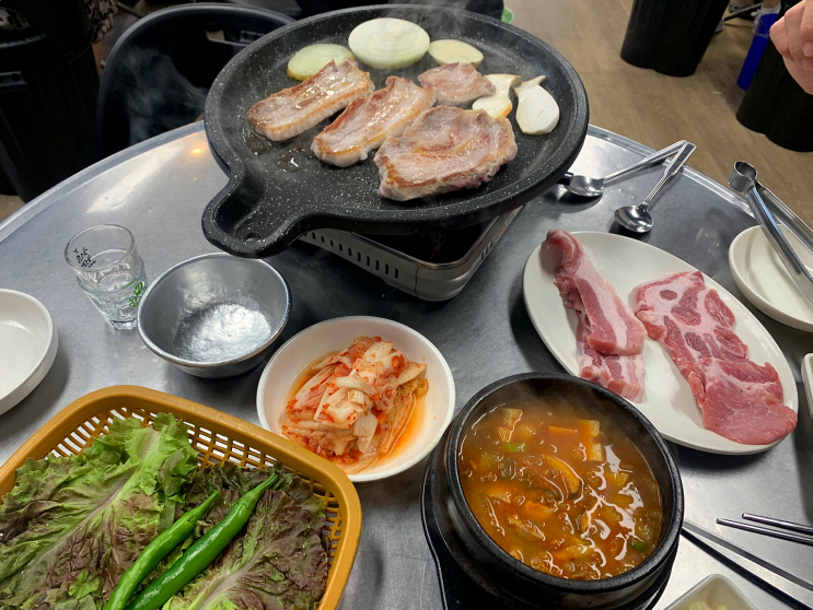 둔촌 믿고 먹는 맛집 신흥 정육 식당에서 고기먹으러 네이버 블로그