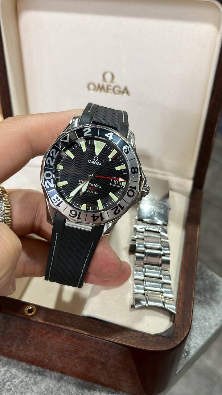 오메가 씨마스터 300 GMT 50주년 한정판 : 네이버 블로그
