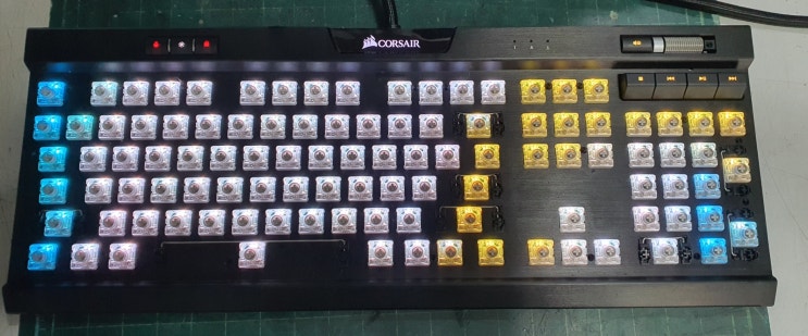 커세어 CORSAIR K70 RGB MK2 LP 스위치불량 스위치교체 : 네이버 블로그