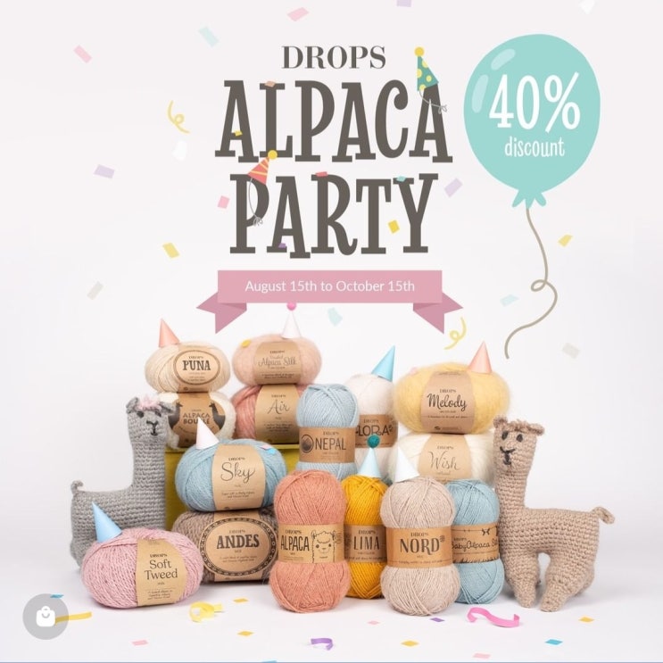 드롭스실 Alpaca Party! 40% 세일 : 네이버 블로그