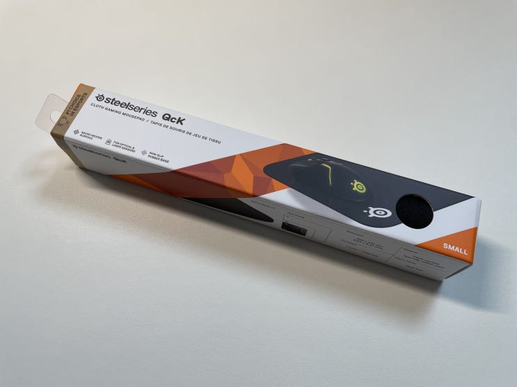 스틸시리즈 QCK SMALL 마우스패드 리뷰 : 네이버 블로그