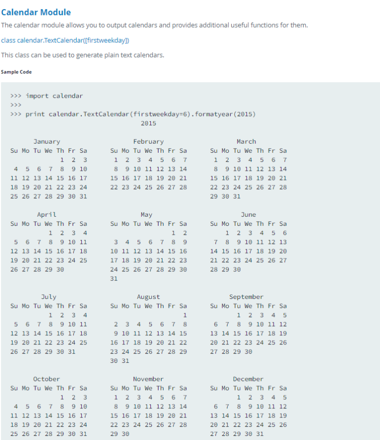 Python HackerRank 문제 30 - Calendar Module : 네이버 블로그