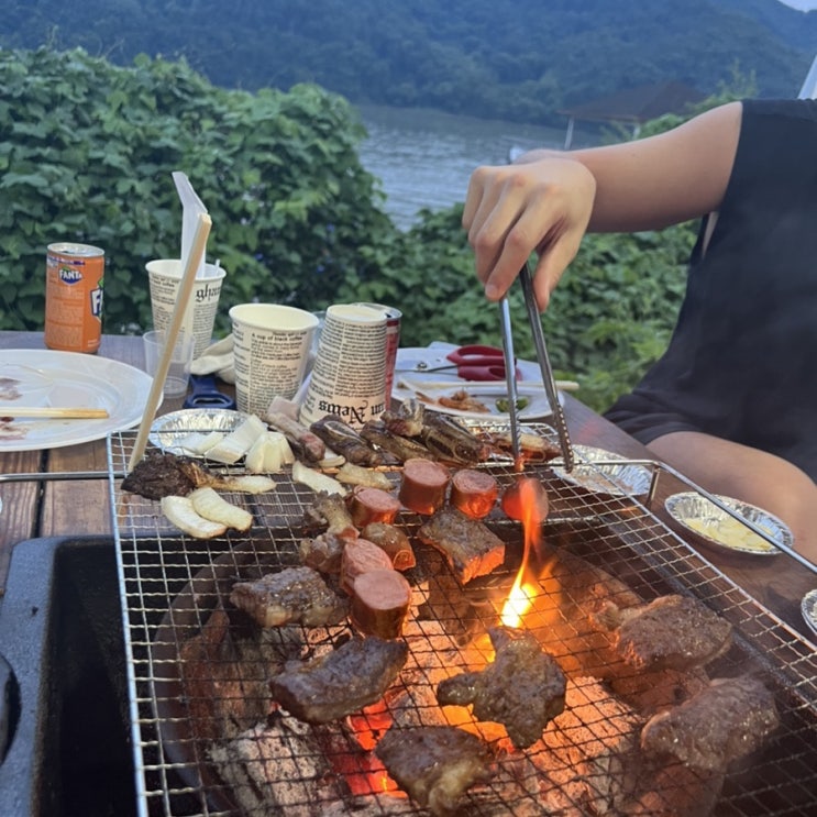 가평 마린보이펜션 고기무한리필 김사원세끼 펜션 그리고 살짝 빠지 1박2일 여행 네이버 블로그
