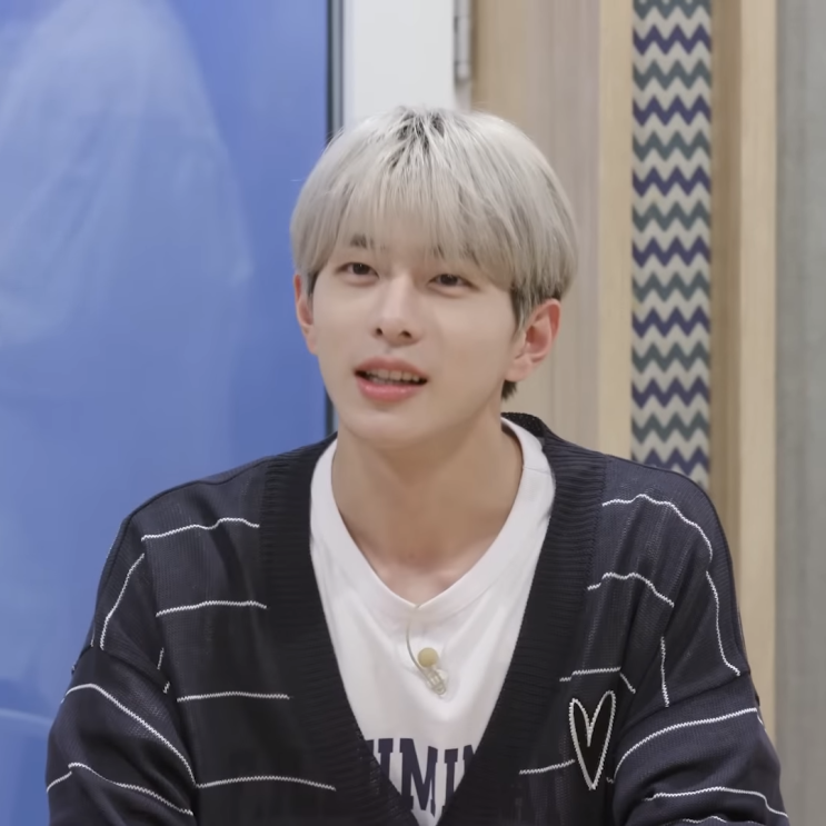 로이나인[골든차일드 최보민]-KBS KPOP유튜브 아이돌 인간극장 네이비 단가라 썸머 가디건 패션 : 네이버 블로그