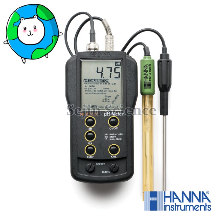 한나 pH Meter 측정기 HI98190 HI8014 HI8010 휴대용 HANNA 한나기계 : 네이버 블로그