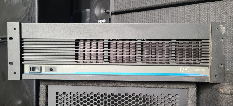 QSC 모델1200 300와트 파워앰프 : 네이버 블로그