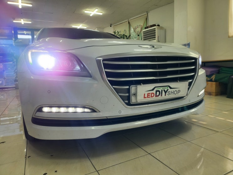 제네시스dh/g80 hid led벌브 교체&광량업. : 네이버 블로그