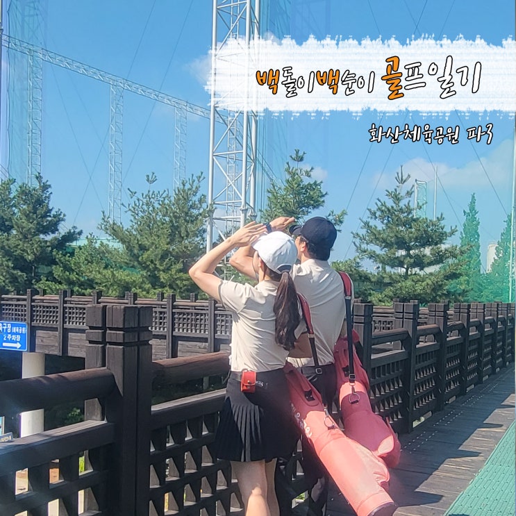 수원 화산체육공원 파3 4개월차 골린이 데리고 파3 골프장 연습 네이버 블로그