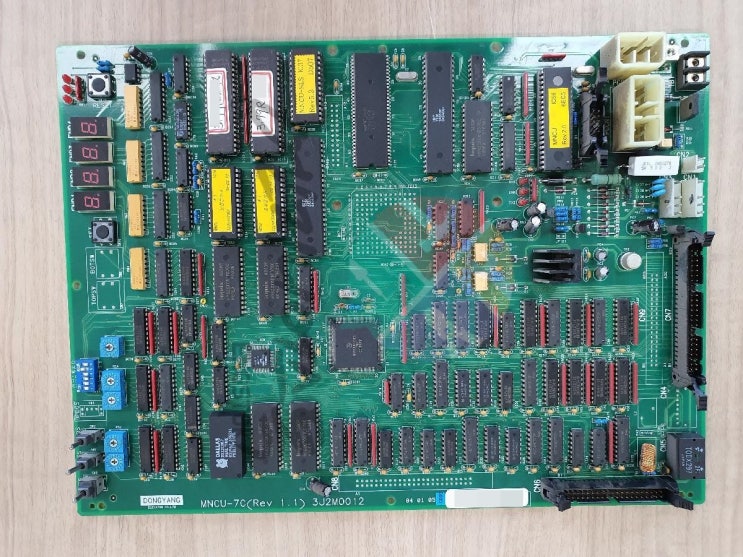 PCB / MNCU-7C (Rev 1.1) 수리 / Dongyang Elevator 엘레베이터 기판 수리 전문 / 동양E/V ...