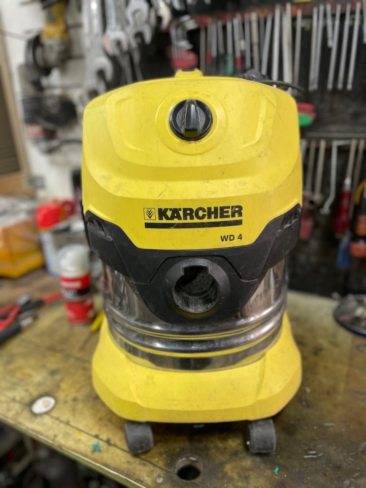 [부산공구수리/YBK기계공구] 청소기 카처 KARCHER WD4 : 네이버 블로그
