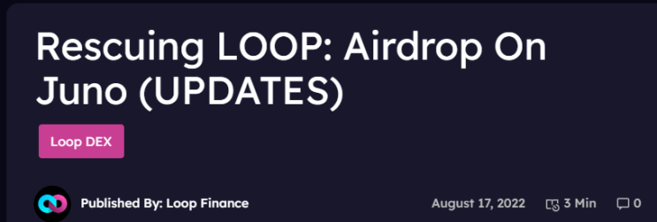 [loop]스타테라 (STT = Gameswift)의 루프 파이낸스를 마이그레이션 해 보겠습니다. 25% 즉시 에어드랍! 나머지는 NFT로.! (Feat:주노, 오스모 ...