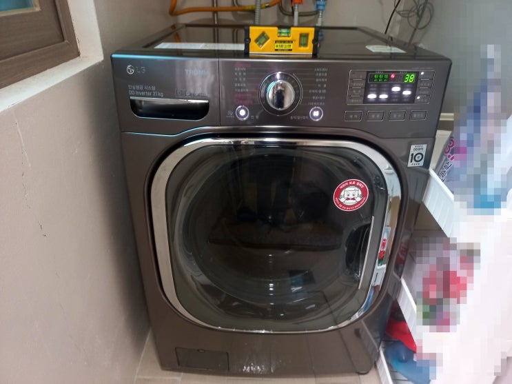 강릉에어컨,세탁기청소.강릉시선수촌로63번길다세대주택2층하이메이드벽걸이에어컨,LG트롬드럼세탁기21K분해청소. : 네이버 블로그