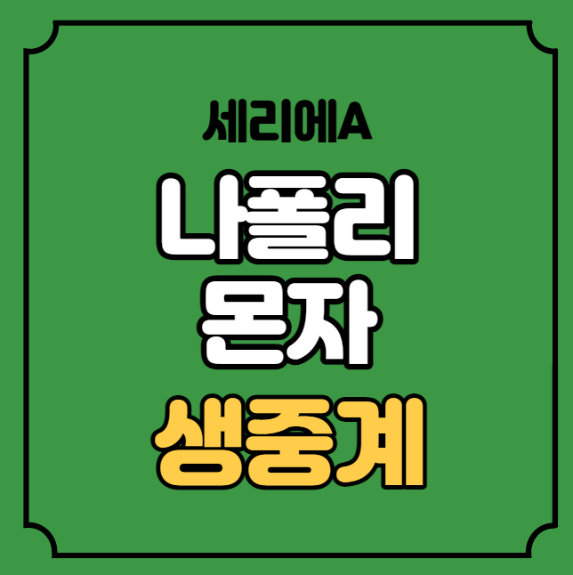 나폴리 몬자 중계 김민재 축구 방송 세리에a 실시간 2022년 8월 22일 경기 일정 몬차 라인업 네이버 블로그
