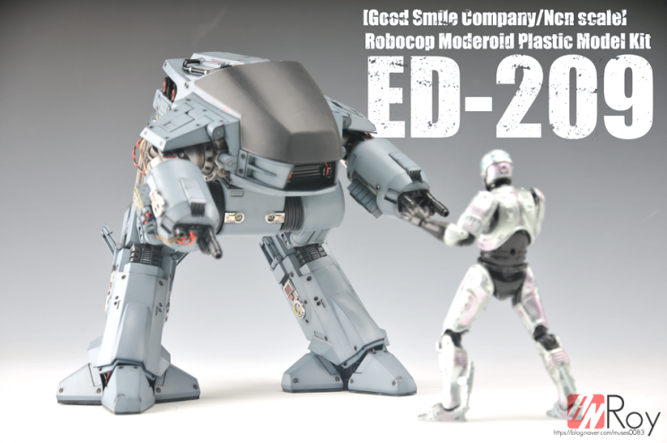 [Project RETRO]Robocop Moderoid Plastic Model Kit ED-209_로보캅/ 모데로이드 ...