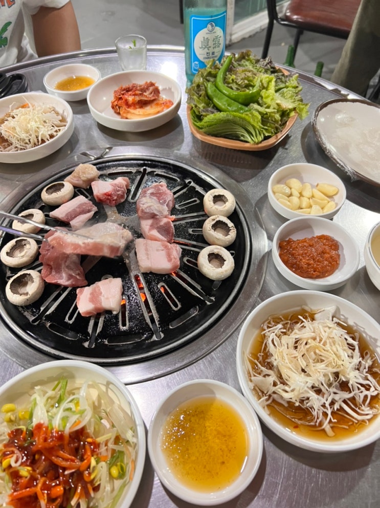 인천 부평 노포감성 연탄구이 정육식당에서 소주 한 잔 우리정육식당 네이버 블로그