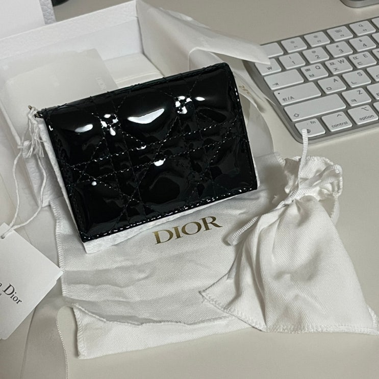 Dior 레이디 디올 플랩 카드지갑 블랙 까나쥬 페이던트 구매후기 Feat신세계백화점강남점 네이버 블로그