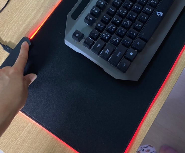 키보드 마우스 장패드 : ASENN W3-L700 RGB LED 장패드! : 네이버 블로그