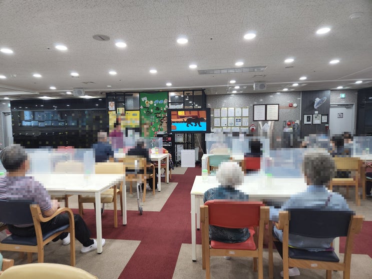 광명노인주간 보호 센터 시니어데이케어주은 광명센터인지프로그램동화구연 호랑이와 곶감 색칠하기 네이버 블로그