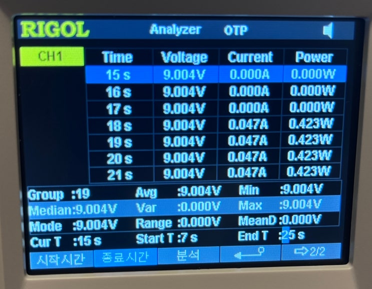 DC 파워서플라이(리골) DP800 시리즈 전압 전류 출력 레코딩 및 분석 기능 알아보기 : 네이버 블로그