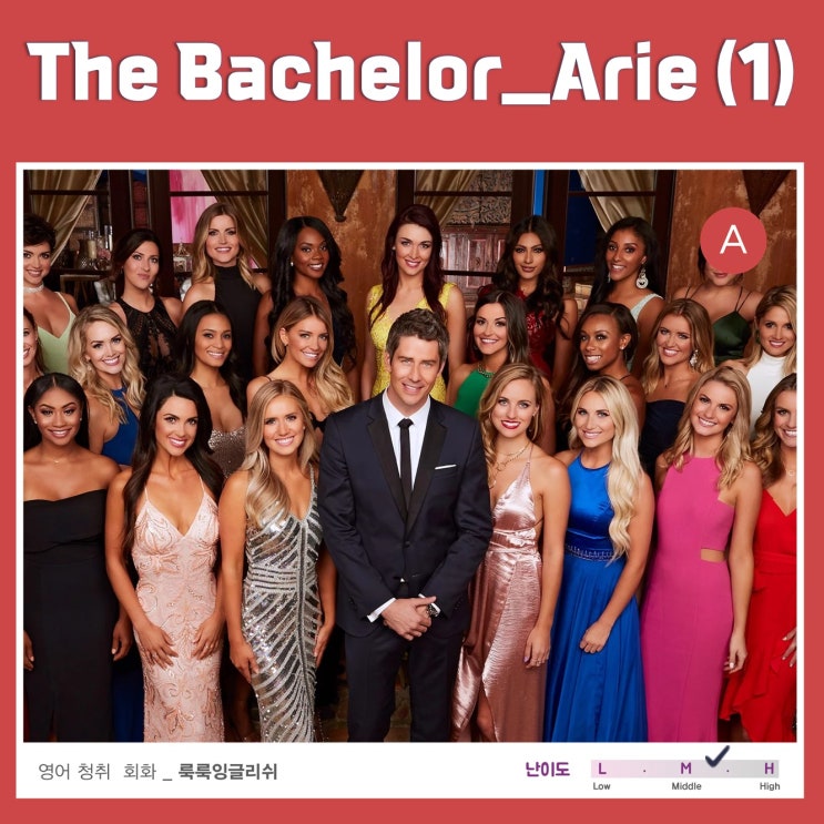 [영어청취|쇼] The Bachelor Arie (1) ||룩룩잉글리쉬 : 네이버 블로그