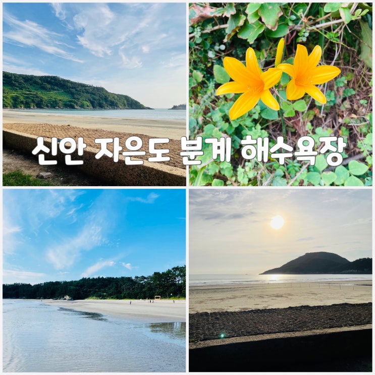 신안 섬 가을 여행 노지캠핑 가기 좋은 곳 파도 소리가 좋은 곳 아름다운 자은도 분계 해수욕장 ” 네이버 블로그