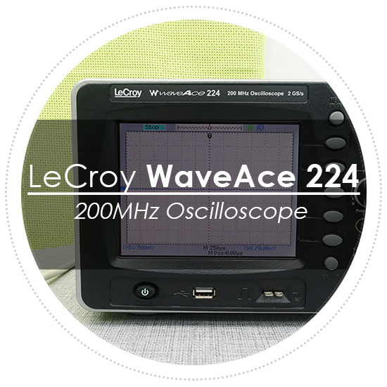 중고 계측기 판매 LeCroy 르크로이 WaveAce 224 200 Mhz, 4Ch Benchtop Oscilloscope ...