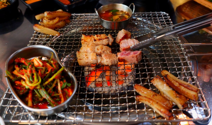 창원 봉곡동 맛집 1990 제주연탄에서 돼지고기와 돼지껍데기 맛집 즐기기 네이버 블로그