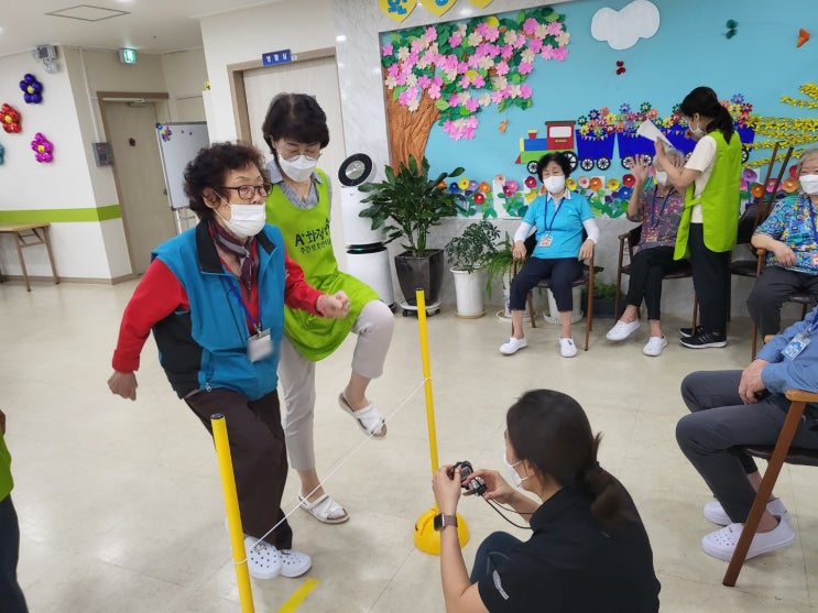 덕양구 화정주간보호센터 어르신 체력측정 진행 네이버 블로그