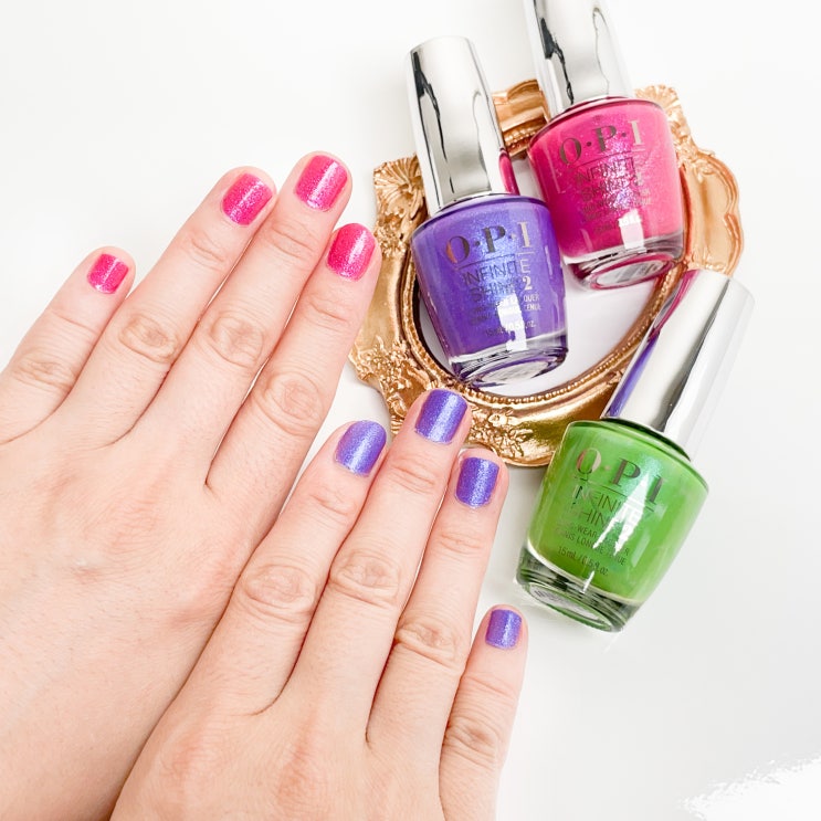 OPI POWER OF HUE컬렉션 글리터네일 깔끔한 사용법 : 네이버 블로그
