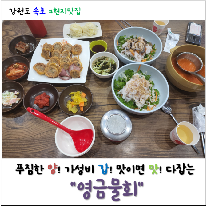 강원도 속초 두 번 더 가고 싶은 영금물회 현지맛집 내돈내먹 여름휴가 🌞 네이버 블로그