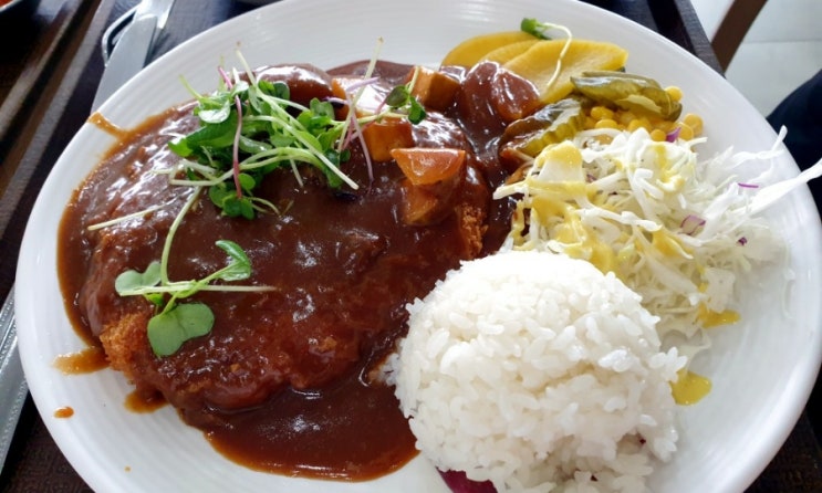 충주창원휴게소 하행 먹거리 사과돈가스 후기 이영자 추천 맛집 🍎 네이버 블로그