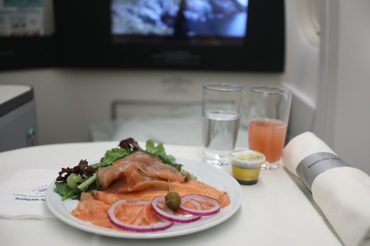 대한항공 프레스티지 KE902 파리-인천 CDG-ICN 기내식 후기 : 네이버 블로그