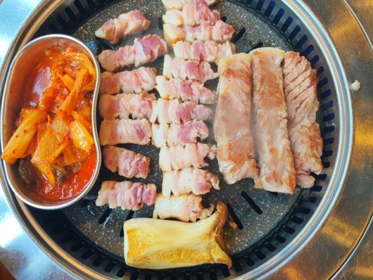 부산 강서구 명지 삼겹살 맛집 참맛 우리 돼지 구워주는 고깃집 외식하기 좋은 곳이에요 네이버 블로그