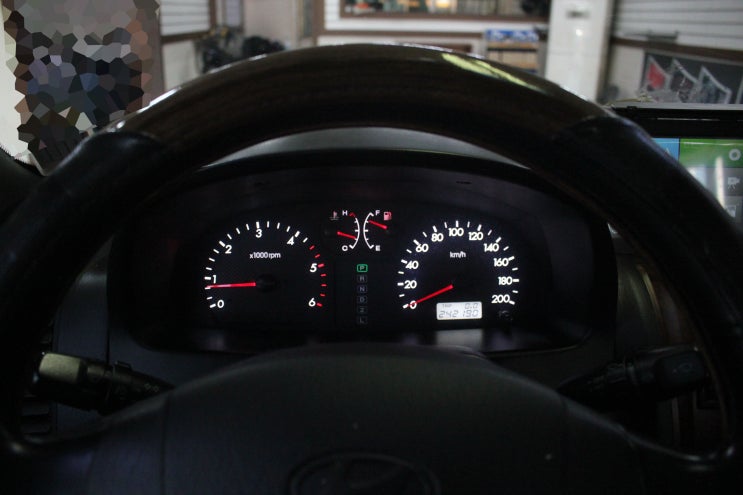 테라칸 계기판 LED (화이트) _CARZIP 카집 : 네이버 블로그