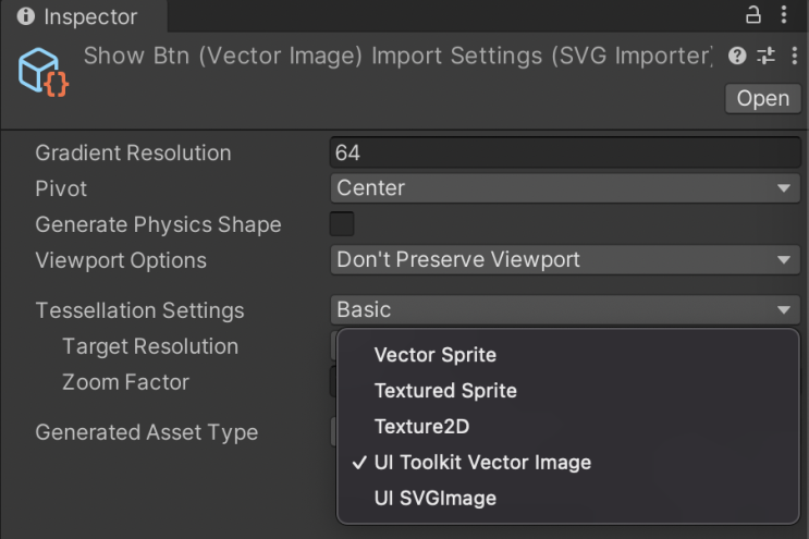 [Unity][UI Toolkit] vector 형식(svg 형식)으로 아이콘을 불러오는 방법 : 네이버 블로그
