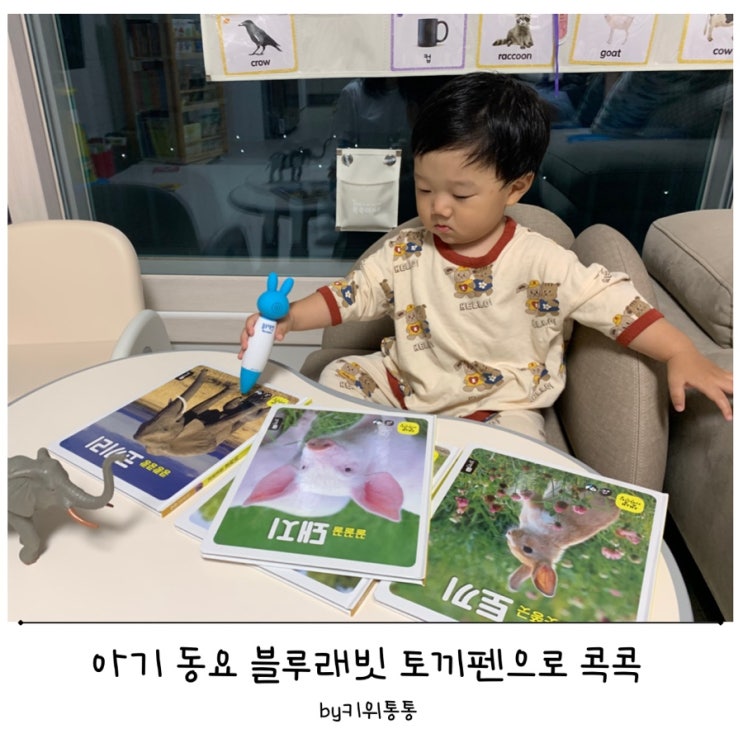아기 동요 사운드북 블루래빗 토끼펜으로 콕콕 네이버 블로그