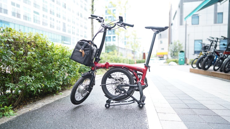 브롬톤 자전거 스타일 접이식 전기자전거 그루 E4T : 네이버 블로그