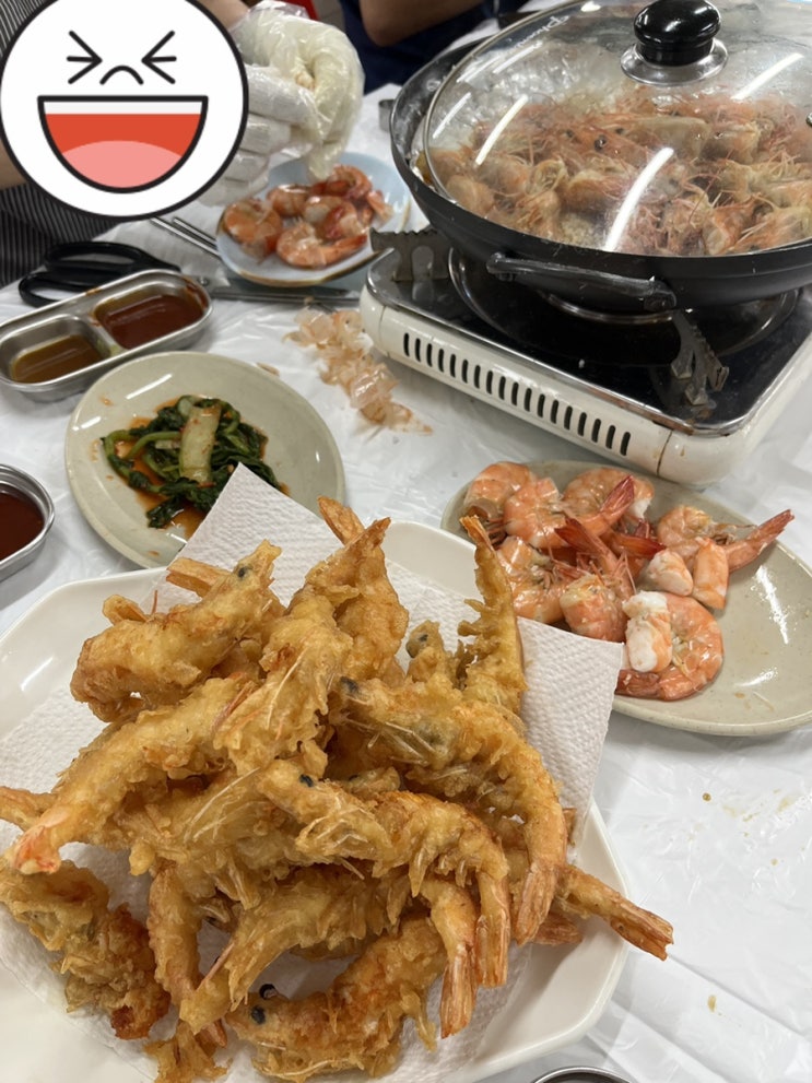 대부도 맛집정일수산 서울근교 왕새우구이 왕새우튀김 맛집 내돈내산 네이버 블로그