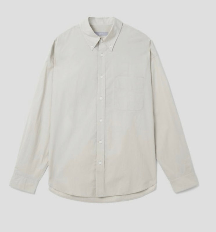 [에잇세컨즈] 베이지 고밀도 코튼 오버핏 셔츠 후기! : 네이버 블로그