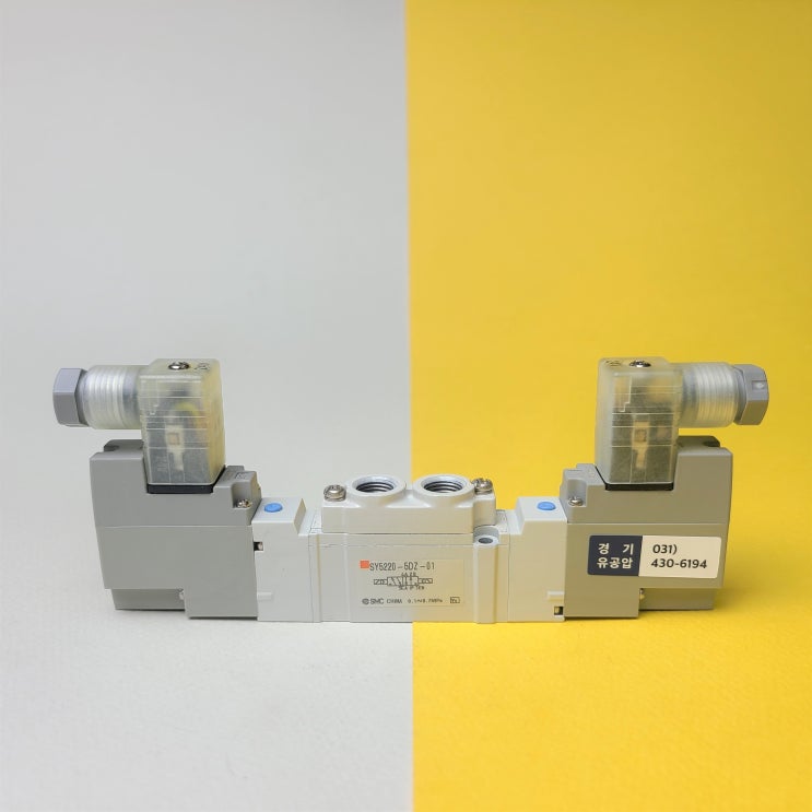 SMC 5포트 복동 솔레노이드 밸브 SY5220-5DZ-01 : 네이버 블로그