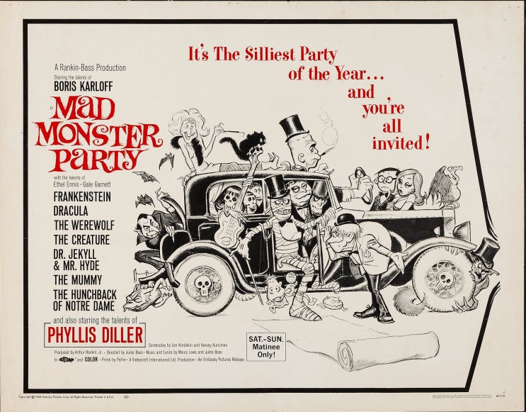 매드 몬스터 파티 (Mad Monster Party?, 1967) : 네이버 블로그
