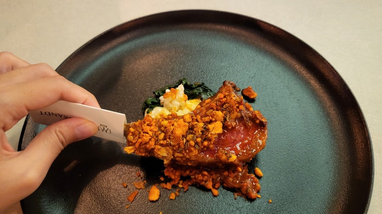 선릉 파인다이닝 선릉역 양갈비 맛집 램브란트 디너 코스 네이버 블로그