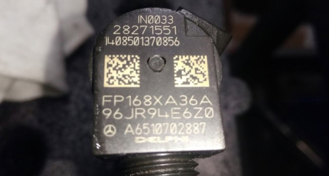 코드맨 정비 : 벤츠 E250 CDI 델파이 28271551 인젝터 수리 및 코딩 : 네이버 블로그