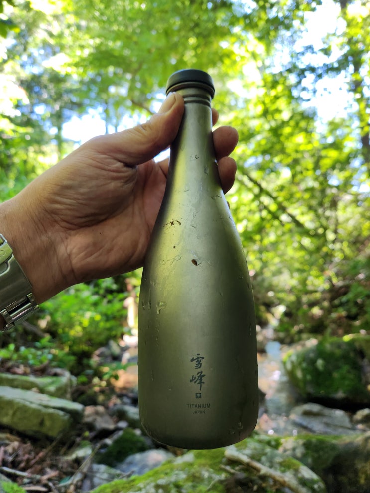 스노우피크 티타늄 사케병 540ml ( Snow Peak SAKE BOTTLE TITANIUM TW-540 ) : 네이버 블로그