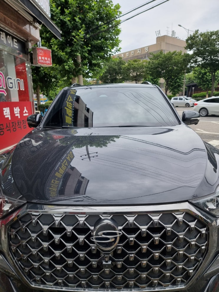 - 카앤샵 - 안양 블랙박스 파인뷰 LXQ300 렉스턴 장착!! : 네이버 블로그